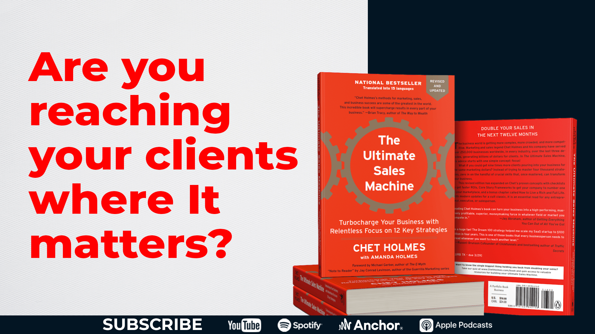 Are You Reaching Your Clients Where It Matters? - Chet Holmes International