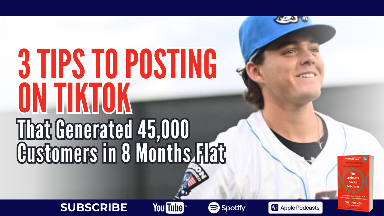 3 Tips to Posting on TikTok - Chet Holmes International